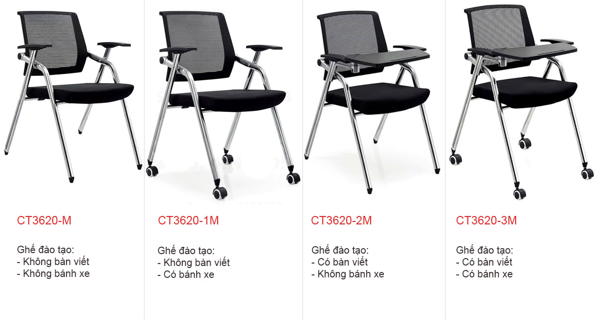 Ghế đào tạo cao cấp nhập khẩu CT3620-M - Nội thất CAPTA