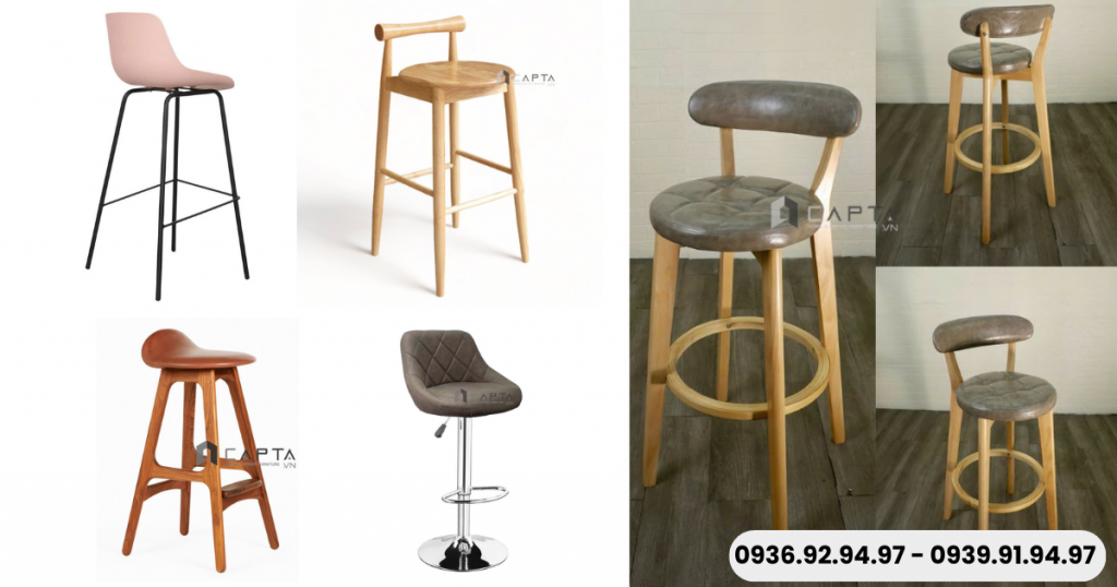 Cách chọn kích thước ghế quầy bar chuẩn - Nội thất CAPTA